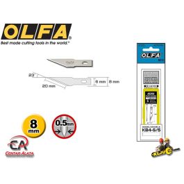 Centar Alata Osijek Olfa KB4-S/5 Precizni nož za grafičare i modelare pakiranje 5 komada za AK-4 ...